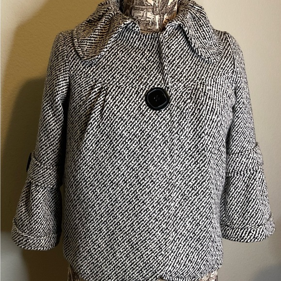 Michele | Jackets & Coats | Michelle Wool Tweed Lined Overjacket Chanel ...